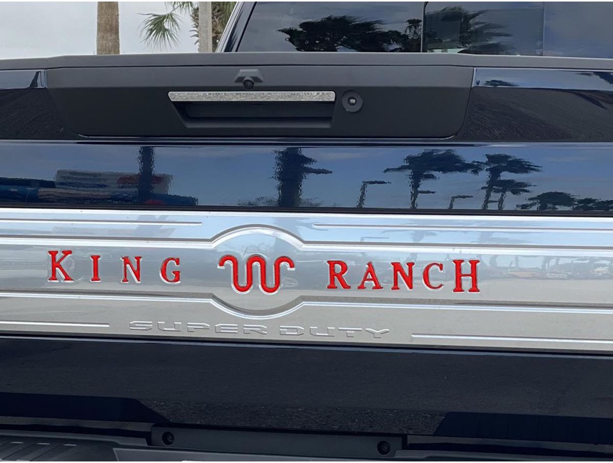 Tufskinz Ford Tailgate Lettering Emblems SUP064-RED-G | RealTruck