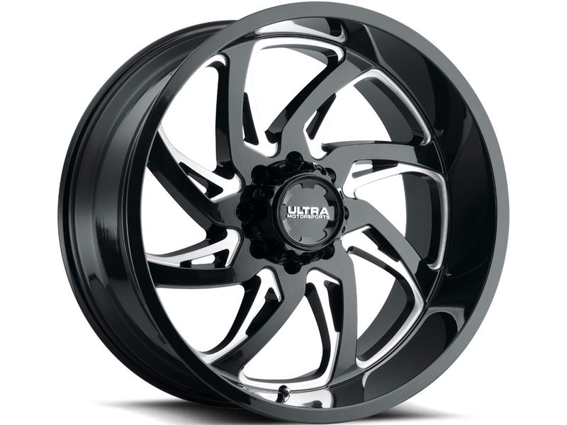 Ultra Milled Gloss Black Villain Wheels | RealTruck
