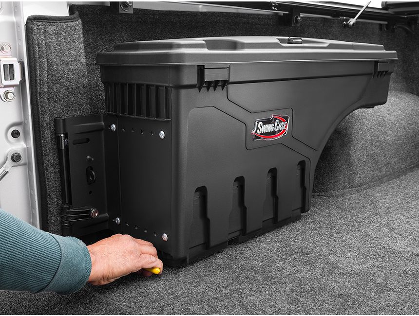 UnderCover Swing Case Truck Bed Toolbox - Left SC503D | RealTruck