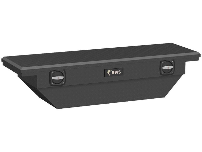 UWS Secure Lock Angled Truck Toolbox | RealTruck