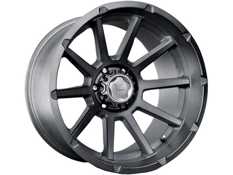 V-Rock Brushed & Tinted Black VR13X Tactical Wheels | RealTruck