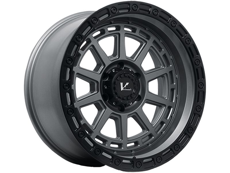 V-Rock Grey VR17 Storm Wheels | RealTruck