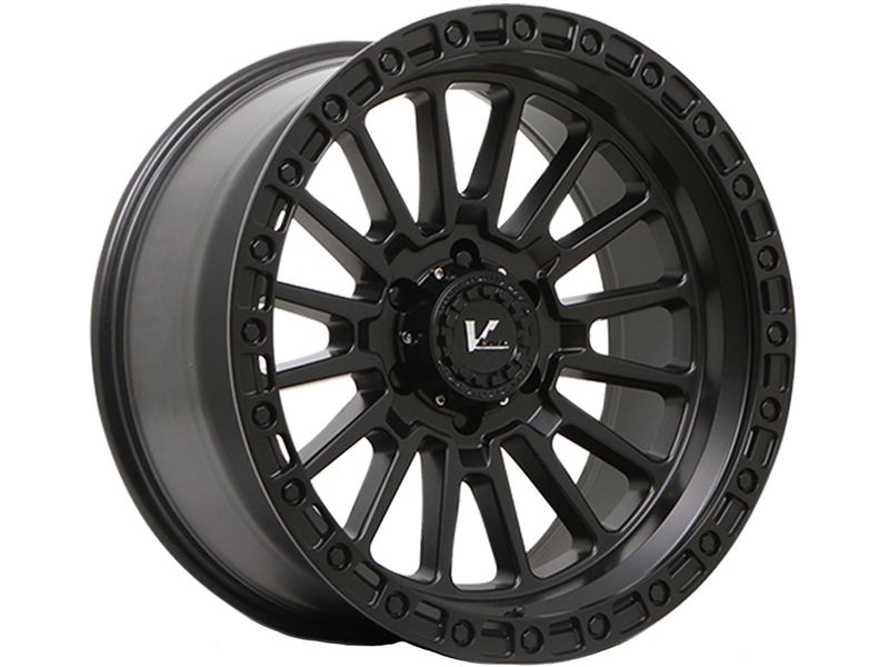 V-Rock Matte Black VR15 Strike Wheels | RealTruck