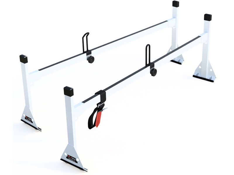 Vantech Two Bar Aluminum H1 KUV Ladder Rack H51002359W | RealTruck