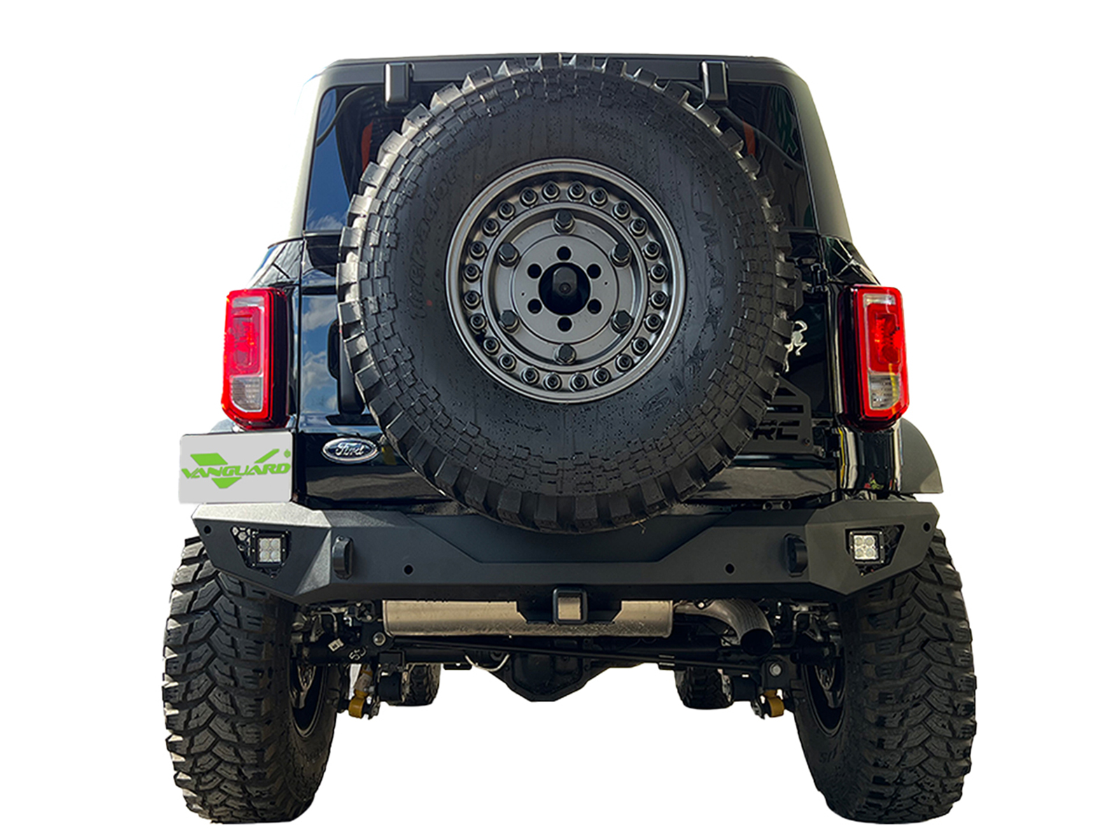 Vanguard Off-Road HD Rear Bumper VGHDB-2375BK | RealTruck