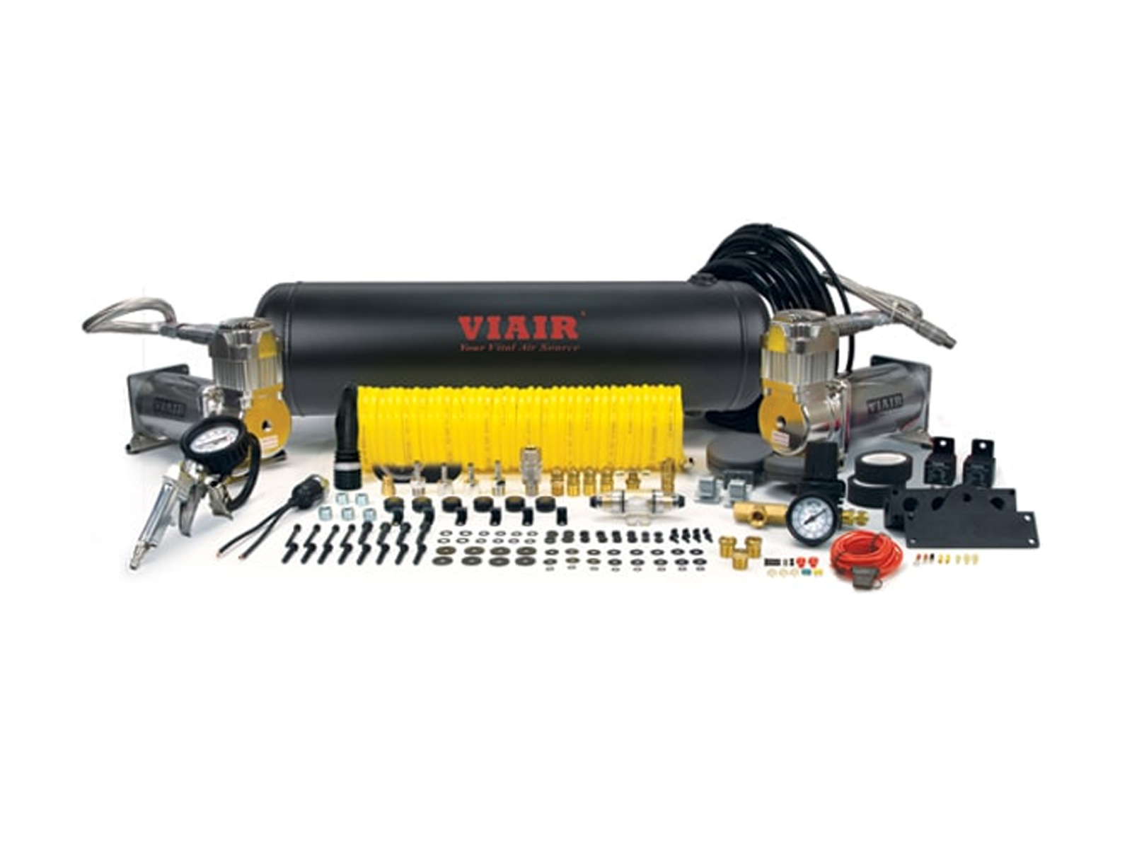 VIAIR On-Board Stealth Dual Air Compressors | RealTruck