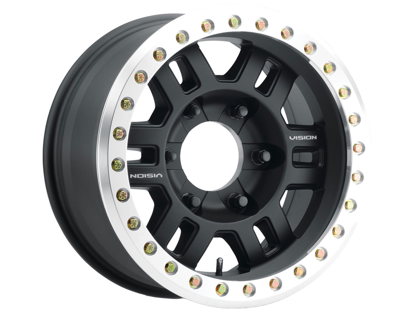 Vision Gloss Black Manx Beadlock Wheels | RealTruck