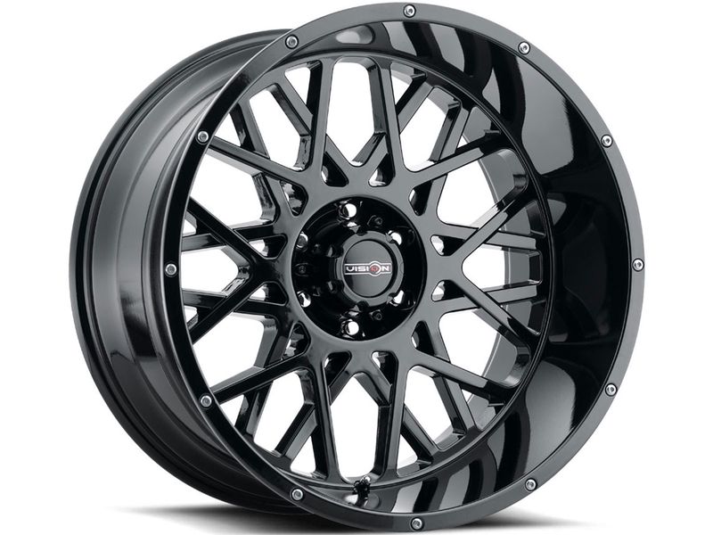 Vision Gloss Black Rocker Wheel 412-8981GB12 | RealTruck