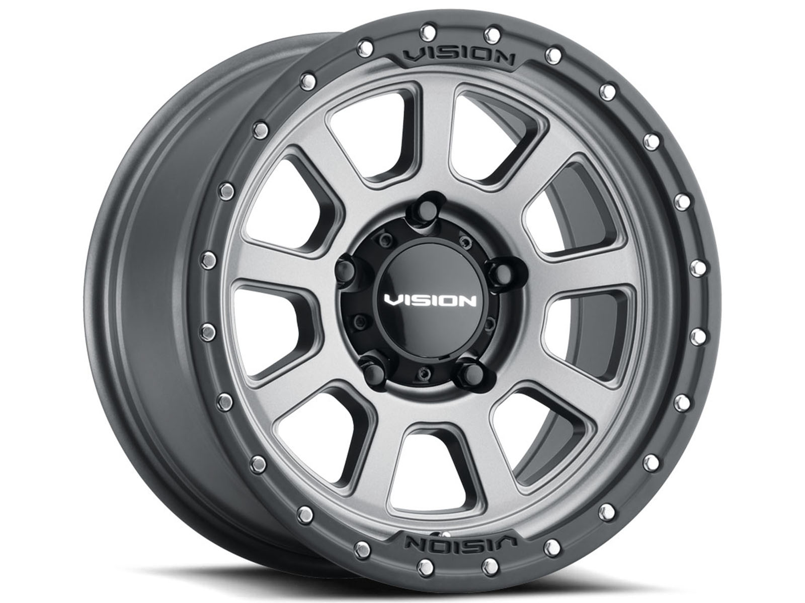 Vision Grey Ojos Wheel 350-2970SGBL-12 | RealTruck