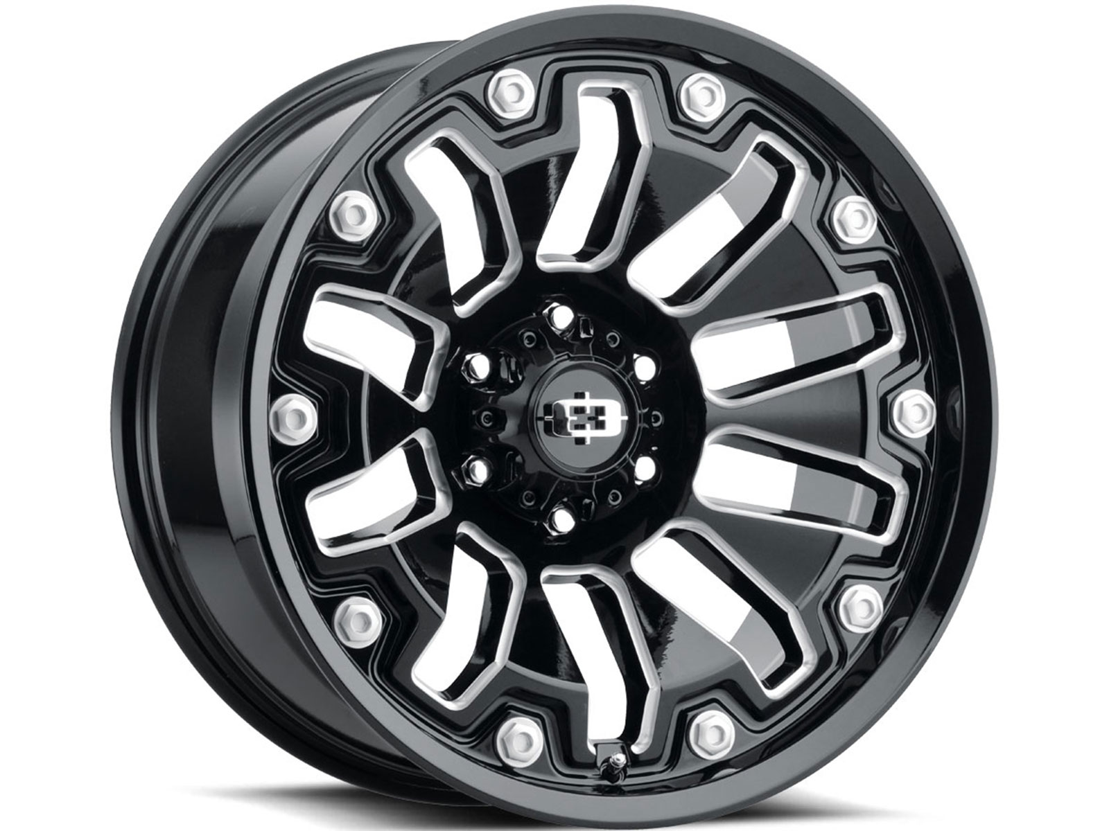 Vision Milled Gloss Black Armor Wheels | RealTruck