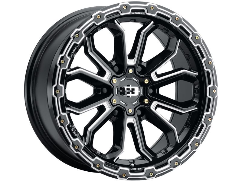Vision Milled Gloss Black Korupt Wheel 405-7831GBMS30 | RealTruck