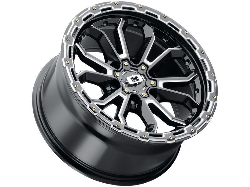 Vision Milled Gloss Black Korupt Wheels | RealTruck