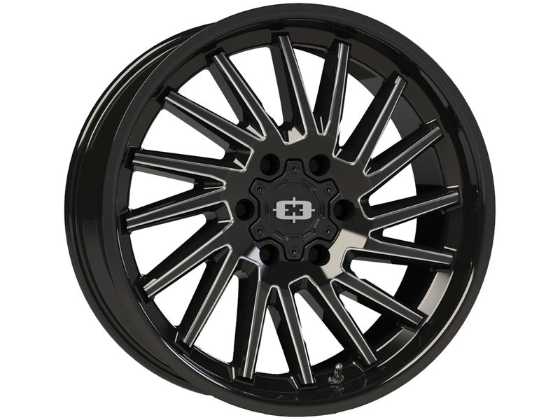 Vision Milled Gloss Black Rapier Wheel 306-22085GBMS-19 | RealTruck