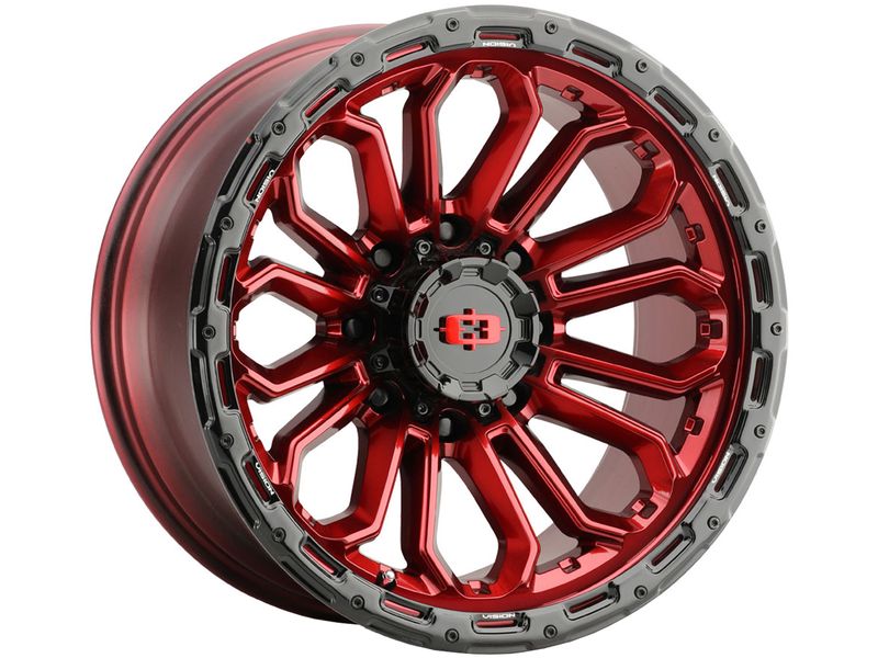 Vision Red Korupt Wheels | RealTruck