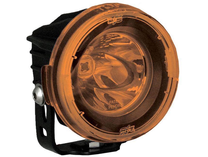 Vision X Optimus Round Amber Light Cover PCV-OPR1Y | RealTruck