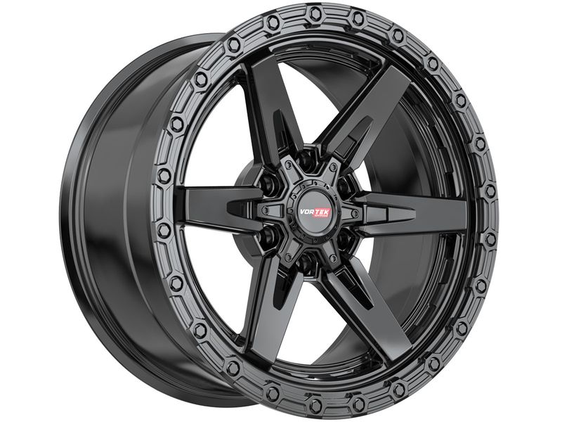 Vortek Matte Black VRT-602 Wheels | RealTruck