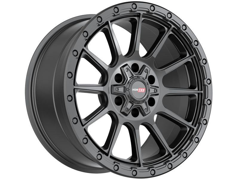 Vortek Matte Black VRT-606 Wheels | RealTruck