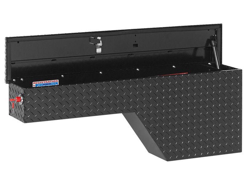 WEATHER GUARD Standard Driver Side Wheel Well Box - Gloss Black Finish ...