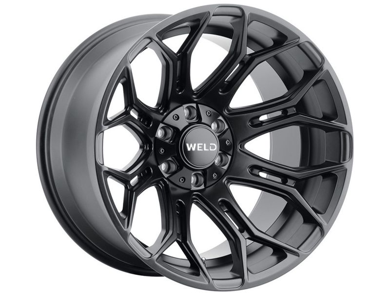 Weld Off-Road Matte Black Gradient C Wheels | RealTruck