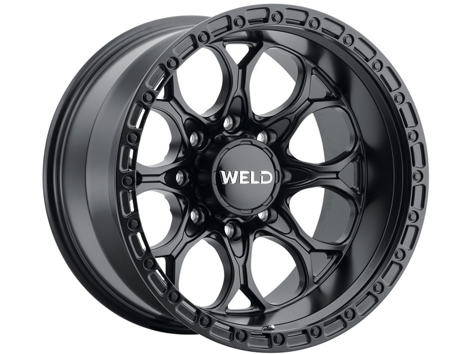 Weld Off-Road Matte Black Ledge Eight Wheel W10809082501 | RealTruck