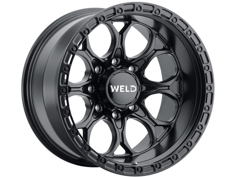 Weld Off-Road Matte Black Ledge Eight Wheels | RealTruck