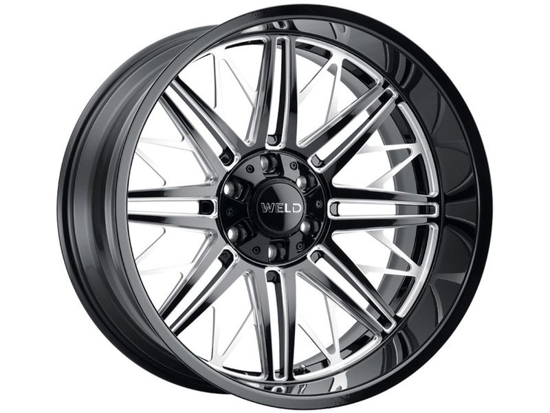 Weld Off-Road Milled Gloss Black Cascade Wheels | RealTruck
