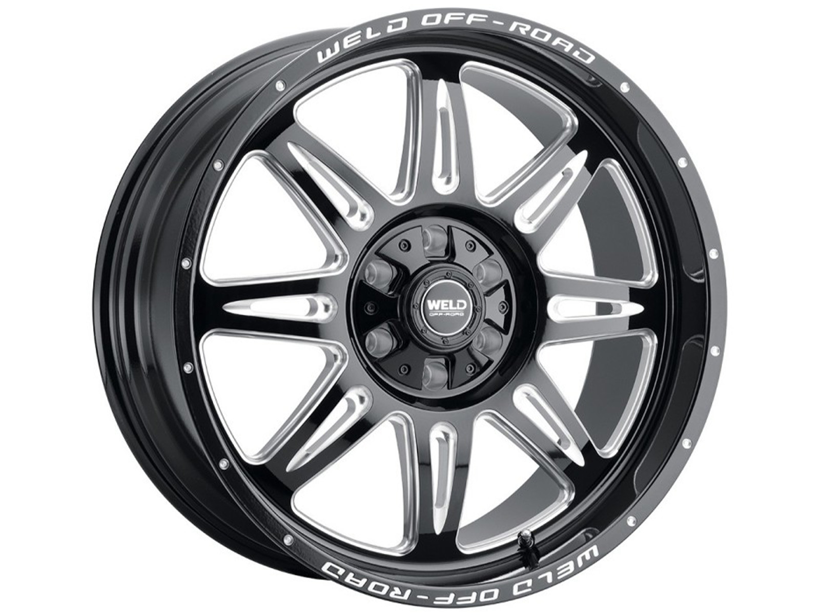 Weld Off-Road Milled Gloss Black Cheyenne Wheels | RealTruck