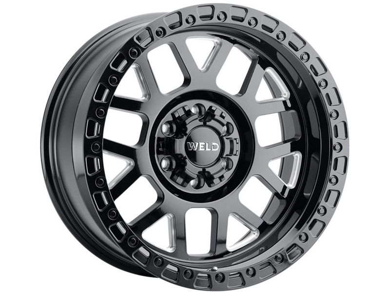 Weld Off-Road Milled Gloss Black Cinch Wheels | RealTruck