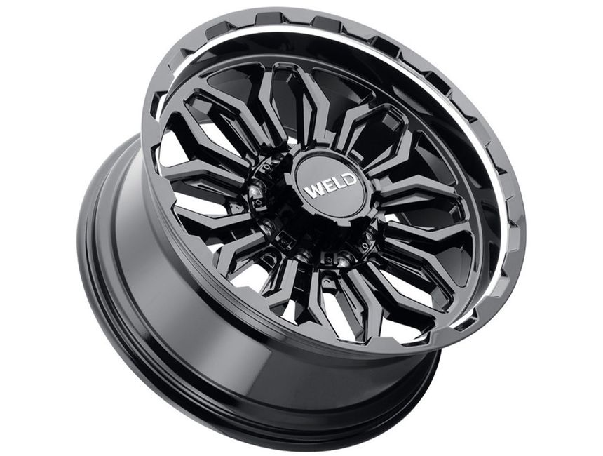 Weld Off-Road Milled Gloss Black Flare Wheels | RealTruck