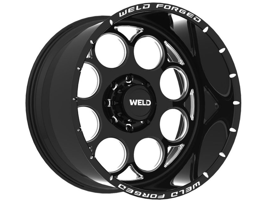 Weld Forged Milled Gloss Black Redondo XT Wheels | RealTruck