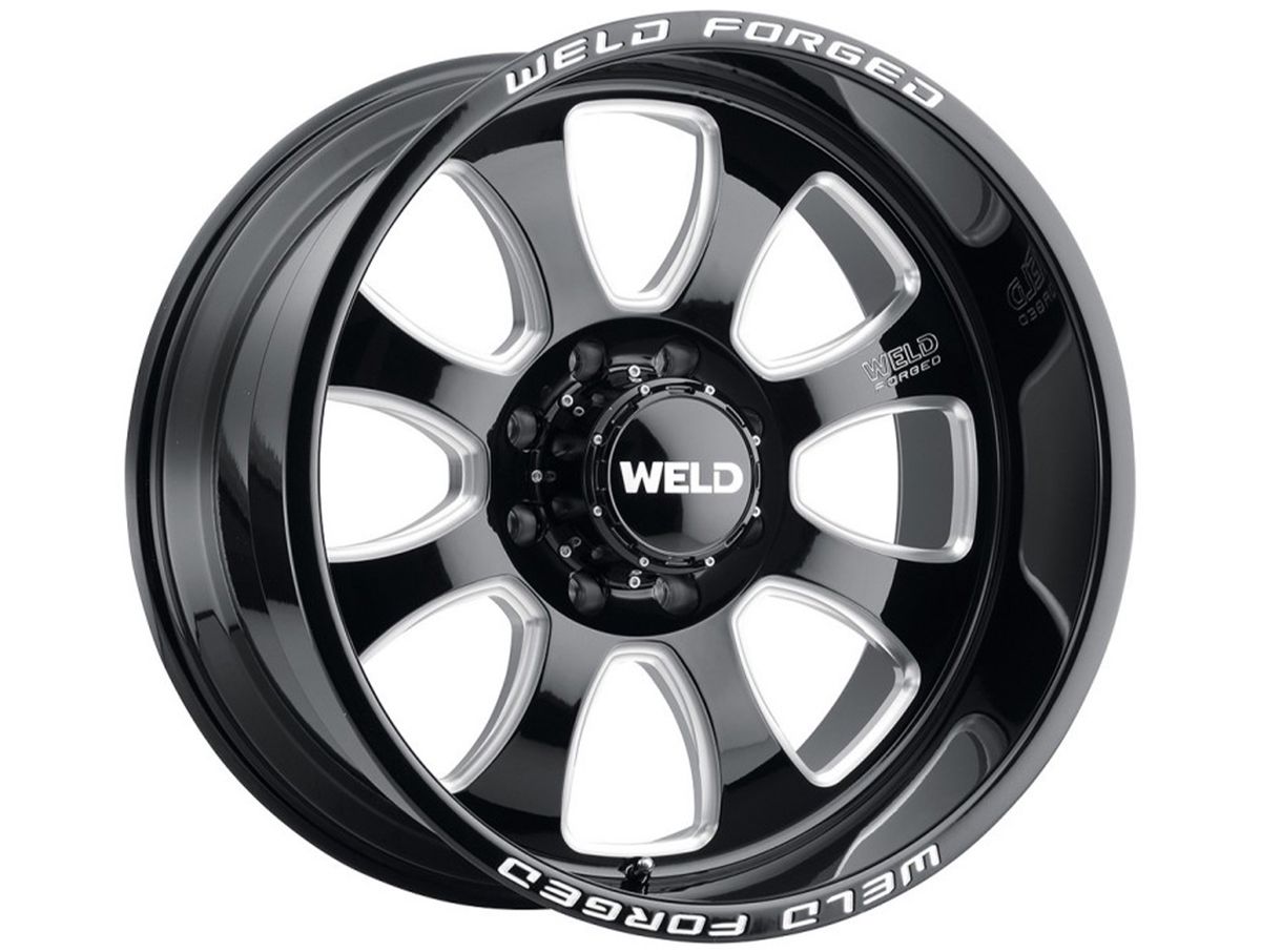 Weld Forged Milled Gloss Black Renegade XT Wheels | RealTruck