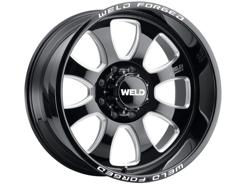 Weld Forged Milled Gloss Black Renegade XT Wheel MWC-W80702082BBA ...