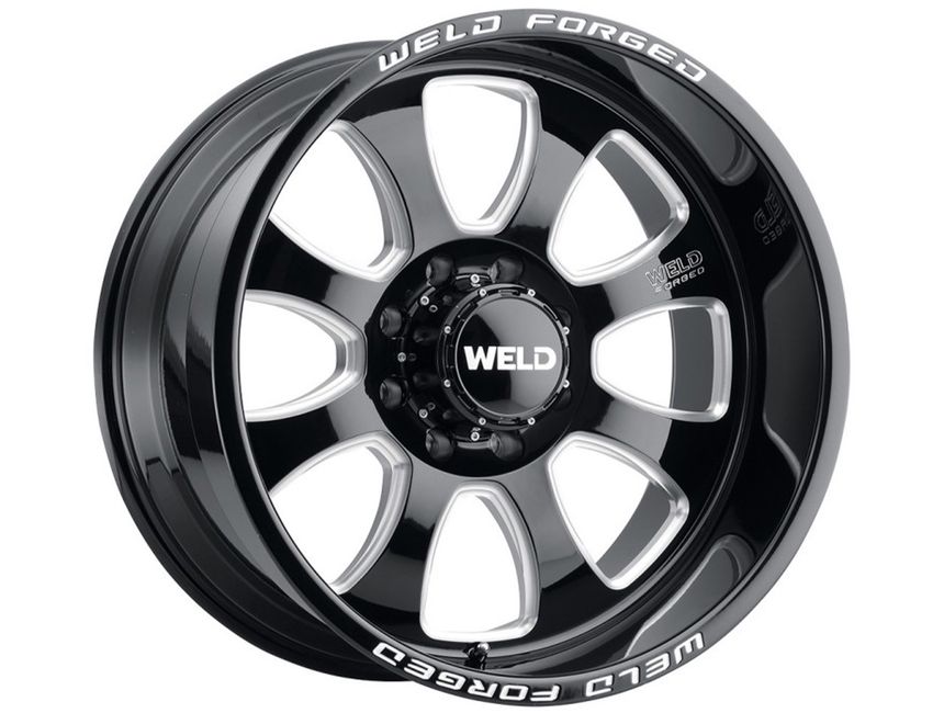 Weld Forged Milled Gloss Black Renegade XT Wheels | RealTruck