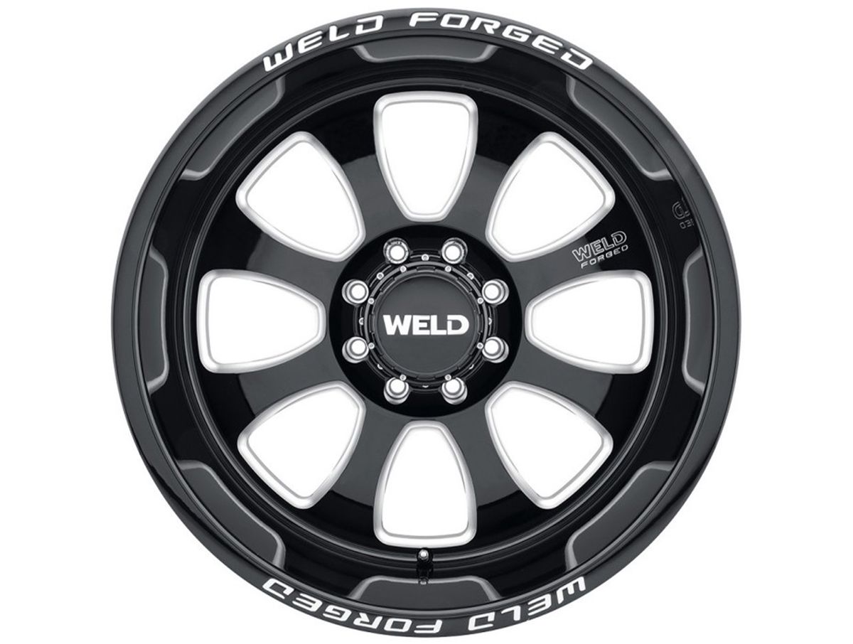 Weld Forged Milled Gloss Black Renegade XT Wheel W80722065BEA | RealTruck