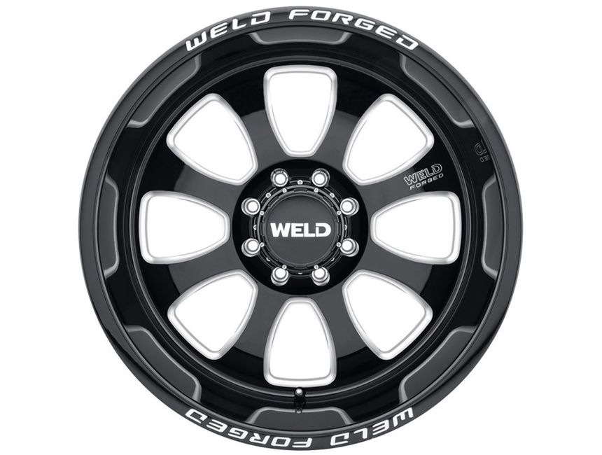 Weld Forged Milled Gloss Black Renegade XT Wheels | RealTruck