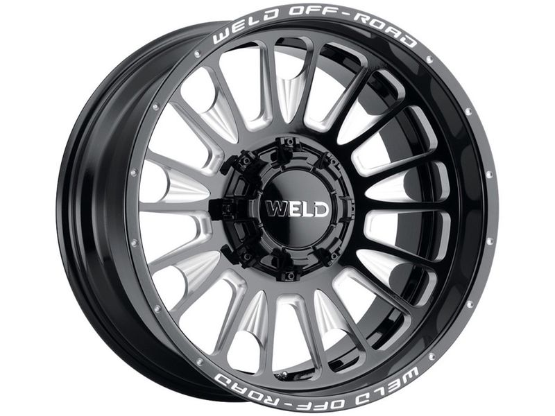 Weld Off-Road Milled Gloss Black Scorch Wheels | RealTruck