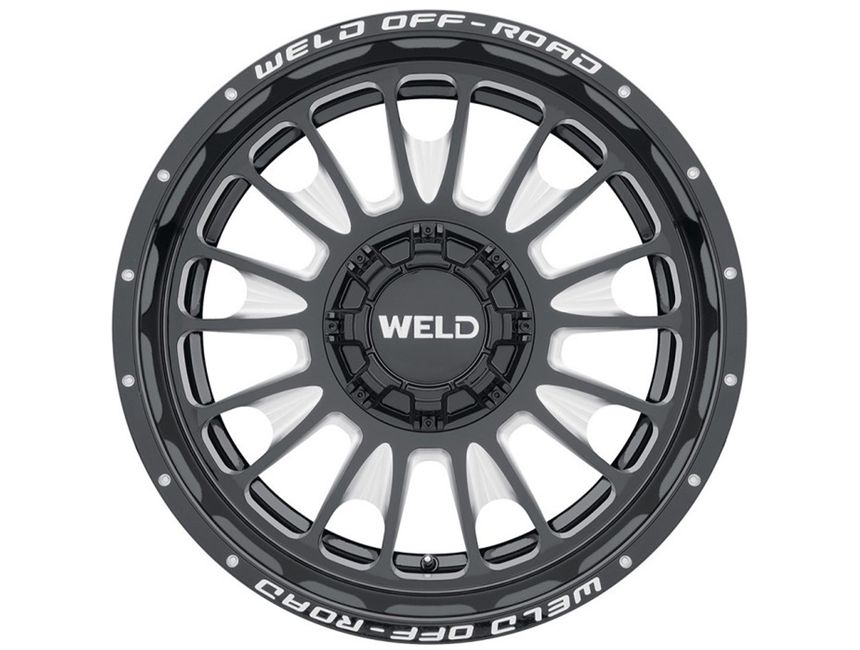Weld Off-Road Milled Gloss Black Scorch Wheels | RealTruck