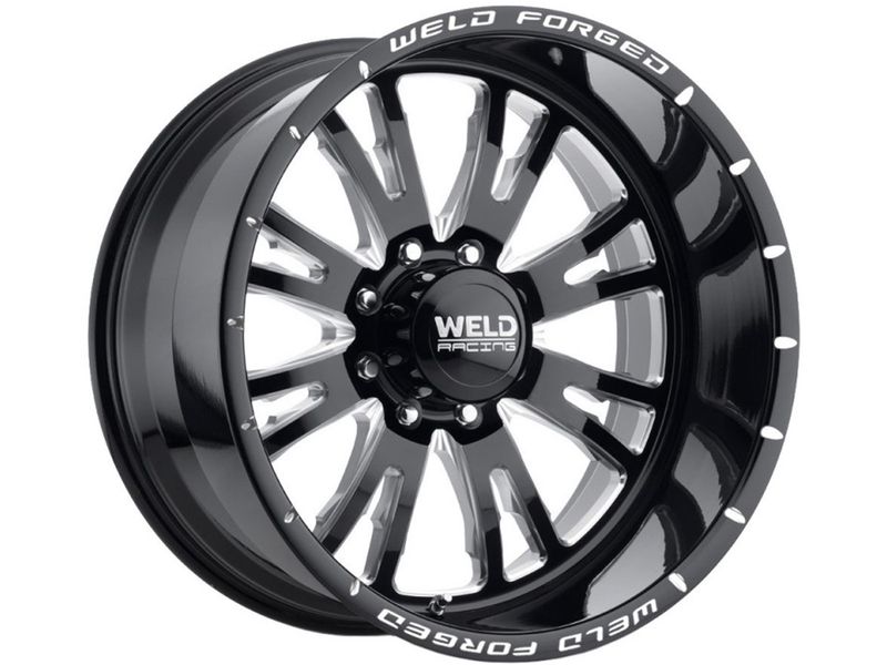 Weld Forged Milled Gloss Black Slingblade XT Wheels | RealTruck