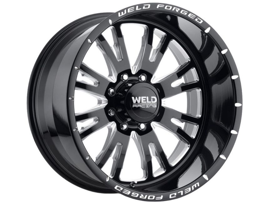 Weld Forged Milled Gloss Black Slingblade XT Wheels | RealTruck