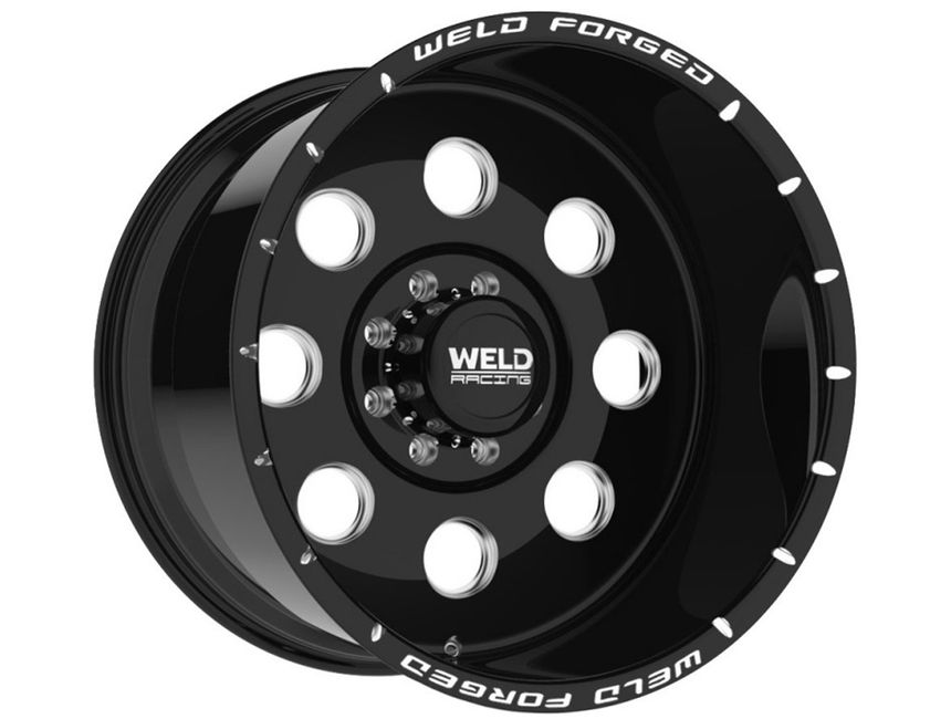 Weld Forged Milled Gloss Black Super Single III XT Wheels | RealTruck