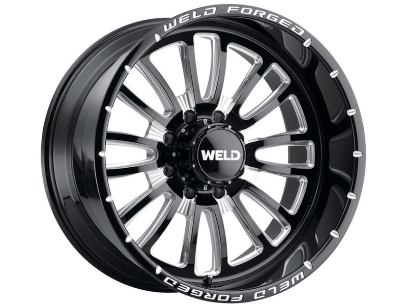 Weld Forged Milled Gloss Black Vektor XT Wheels | RealTruck