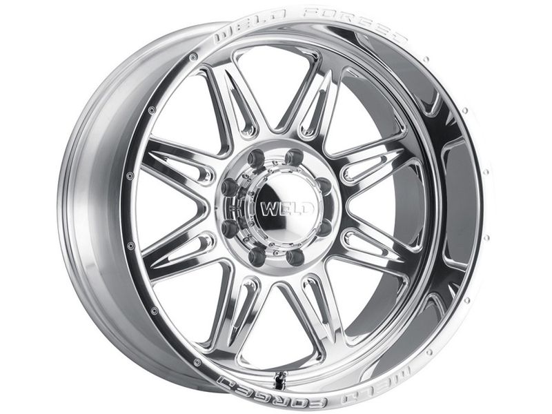 Weld Forged Polished Cheyenne Eight XT Wheel W80204082ABA | RealTruck