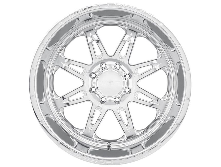 Weld Forged Polished Cheyenne Eight XT Wheels | RealTruck