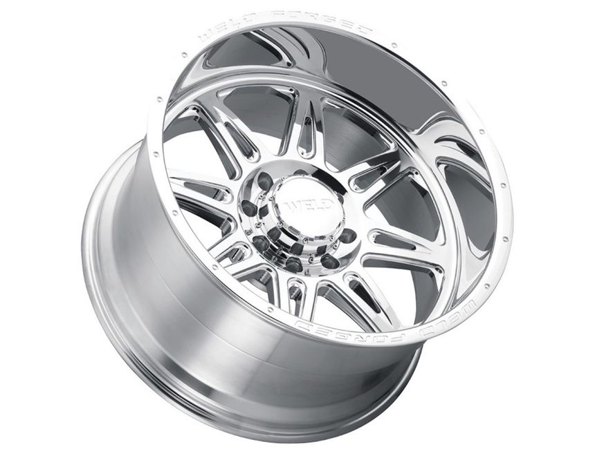Weld Forged Polished Cheyenne Eight XT Wheels | RealTruck