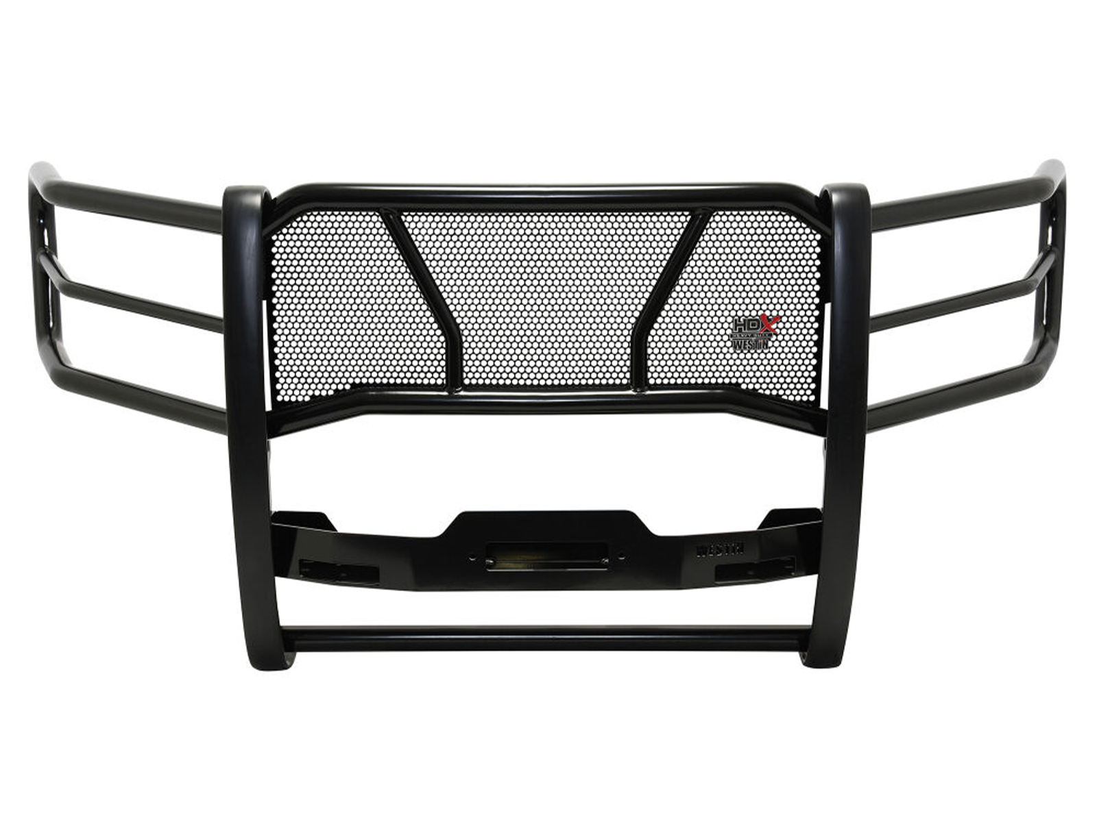 Westin HDX Winch Mount Black Grille Guard 57-94065 | RealTruck