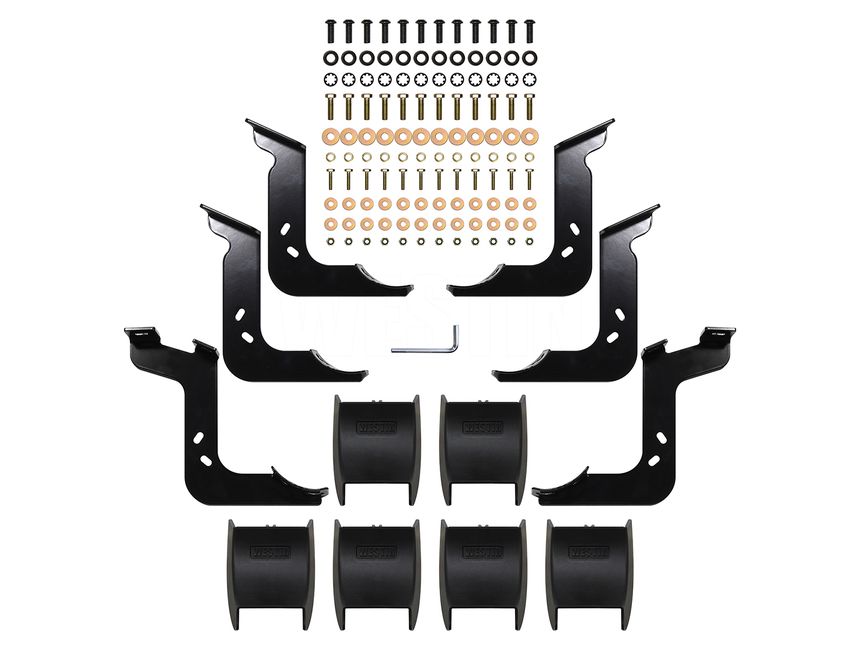 Westin Pro Traxx 4" Black Oval Nerf Bars 21-24225 | RealTruck