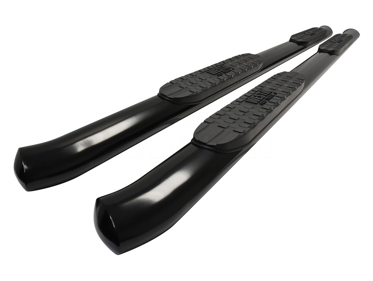Westin Pro Traxx 4" Black Oval Nerf Bars 21-24235 | RealTruck