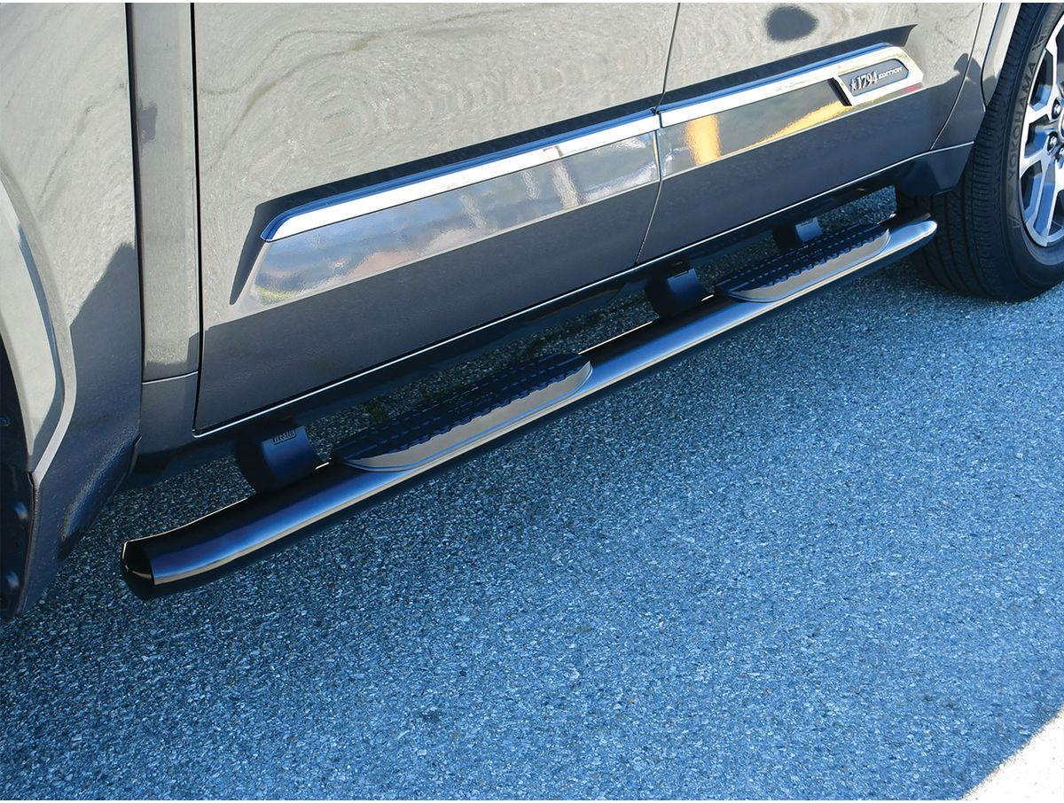 Westin Pro Traxx 4" Black Oval Nerf Bars 21-24235 | RealTruck