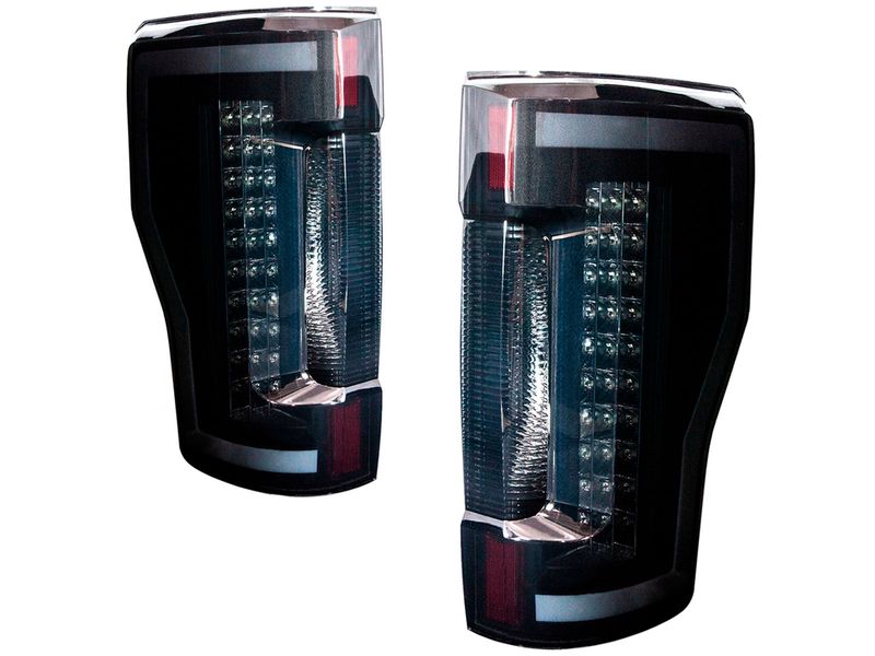 Winjet Renegade Sequential Smoked Black LED Tail Lights CTRNG-0563-BS ...