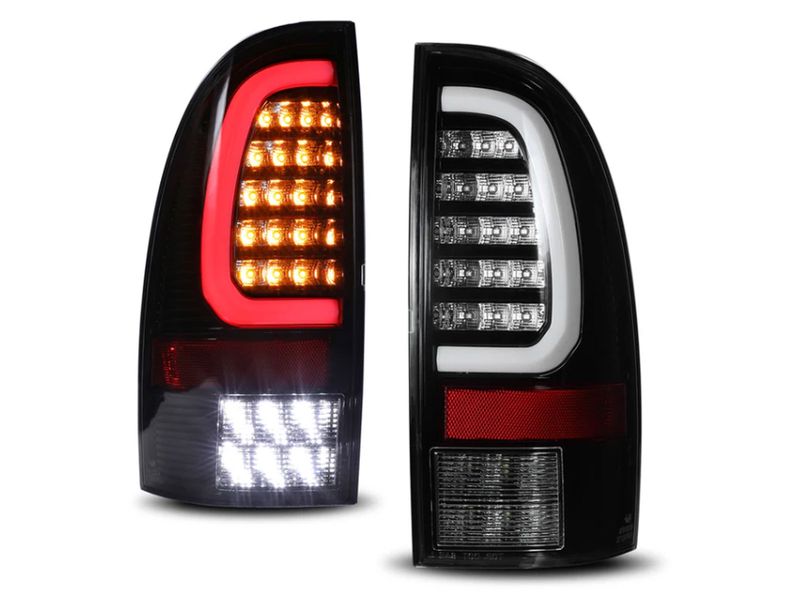 Winjet Sequential Black LED Taillights CTWJ-0740-GBC-SQ | RealTruck